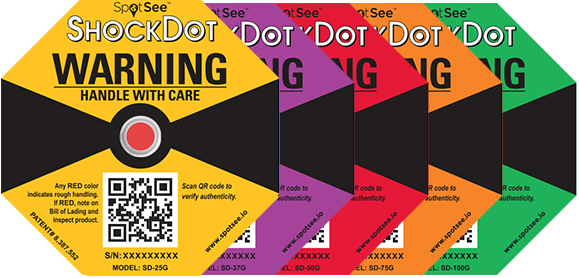Buy ShockDot Impact Labels | Swiftpak